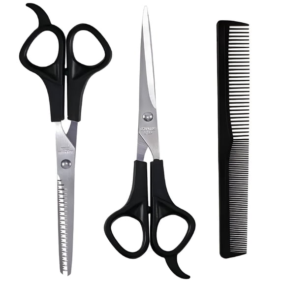 EXLEAF 2Pcs Hair Cutting Scissors Professional Hair Shears Hair ...