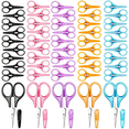 EXLEAF 50 Pcs Small Scissors All Purpose 3.5