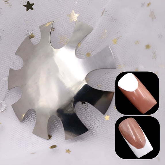 EXLEAF French Nail Trimmer Stainless Steel French Tip Cutters Smile ...