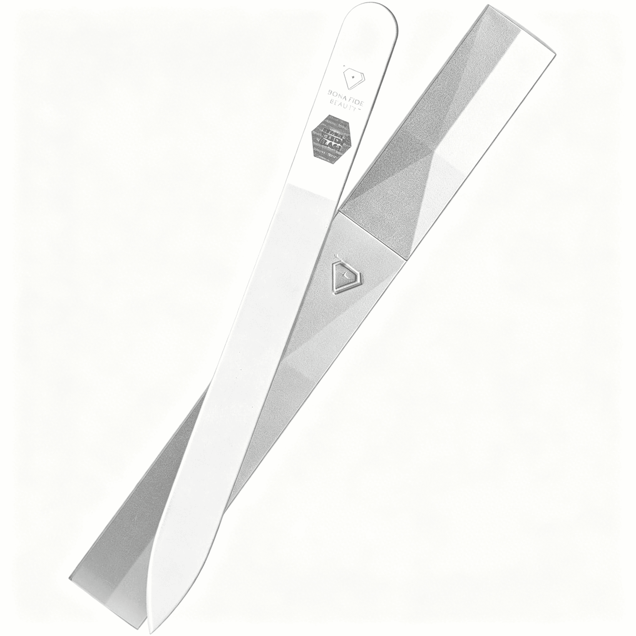 EXLEAF Glass Nail Files for Natural Nails (Clear),1Pc Crystal Nail ...