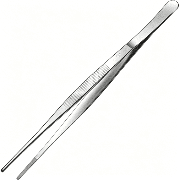 EXLEAF Long Tweezers with Precision Serrated Kitchen Tweezers Tongs for ...