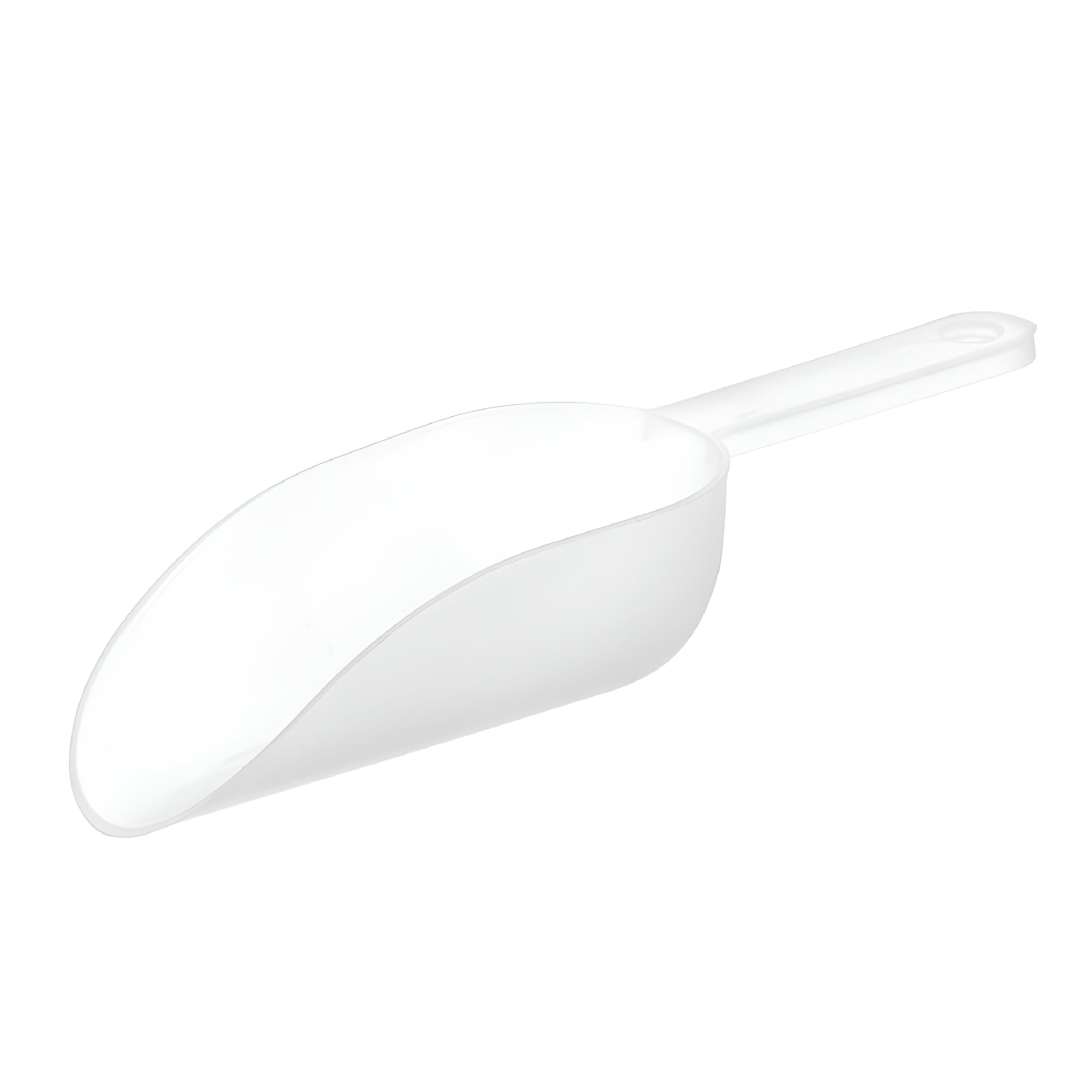 EXLEAF Plastic Ice Scoop,Clear Bar Scooper,Multi-Purpose Kitchen Scoop ...