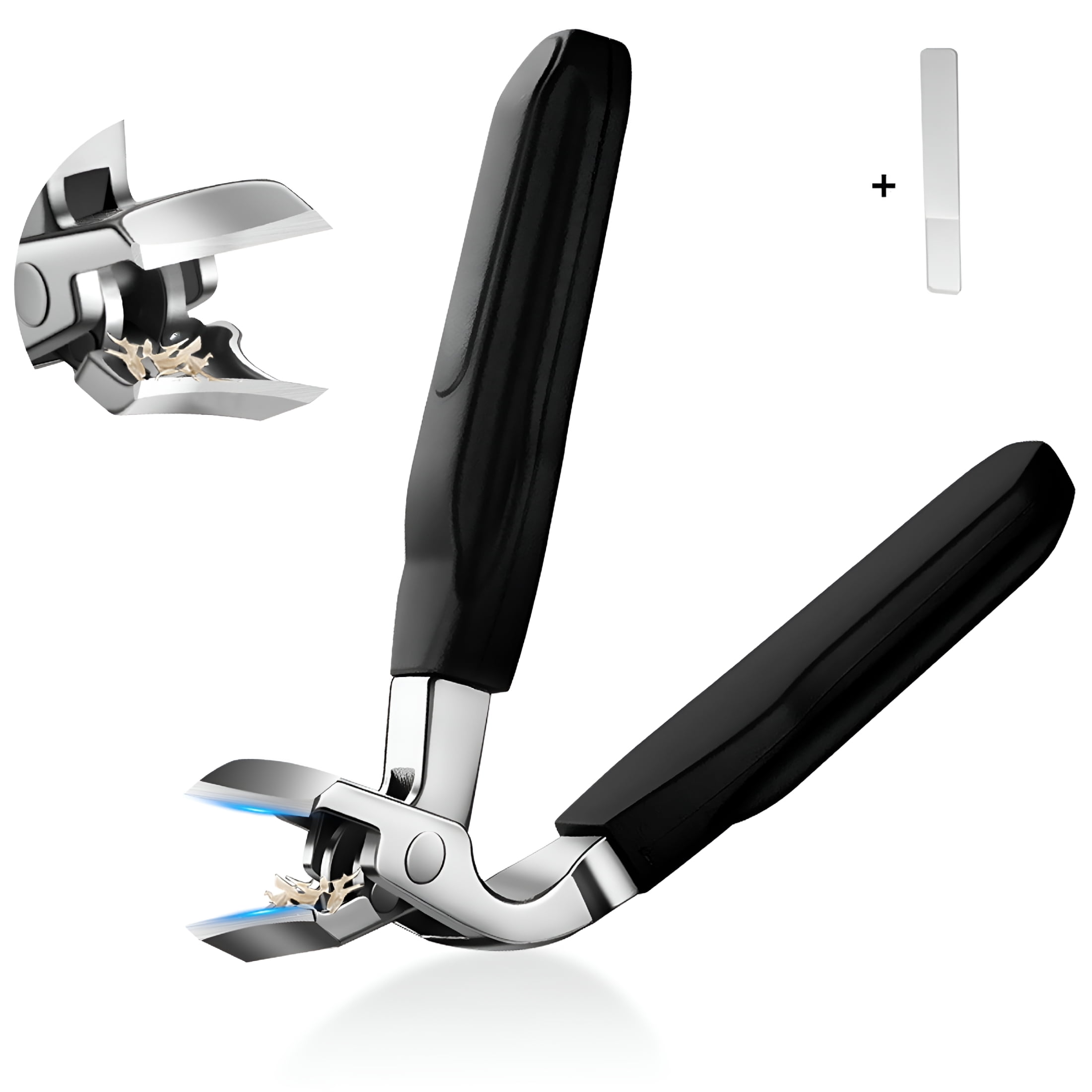 EXLEAF Toenail Clipper Ultra Sharp Easy-Grip Nail Clippers for Seniors ...