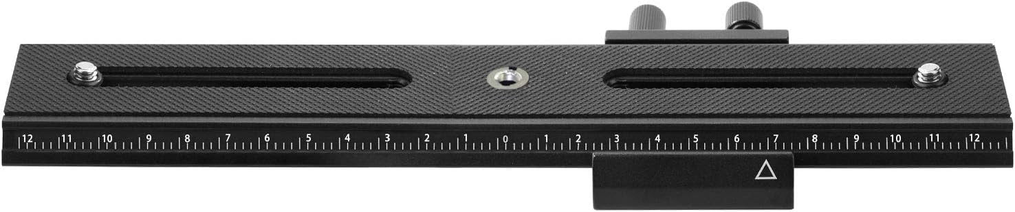 EXMAX 26cm/10.2in 2 Way Macro Shot Focusing Focus Rail Slider 1/4 ...