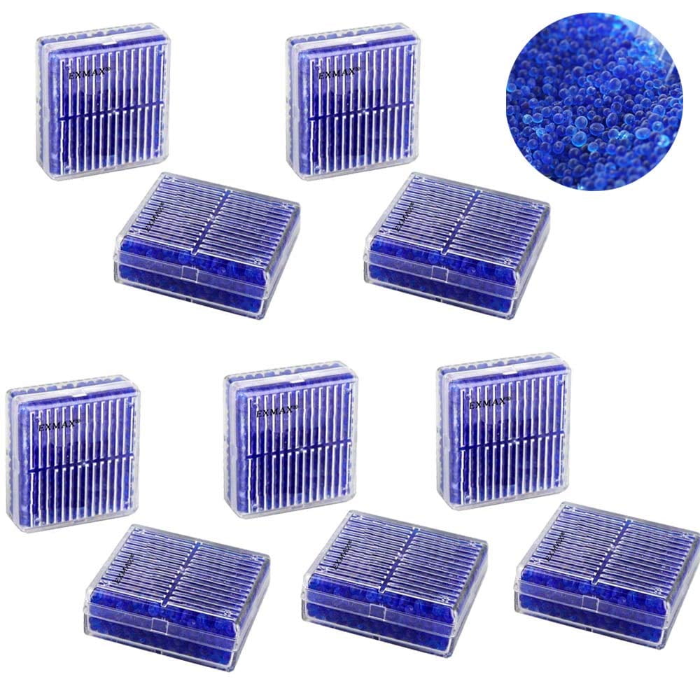 EXMAX Blue Indicating Silica Gel Beads(2-4mm) Desiccant Functional Hard ...
