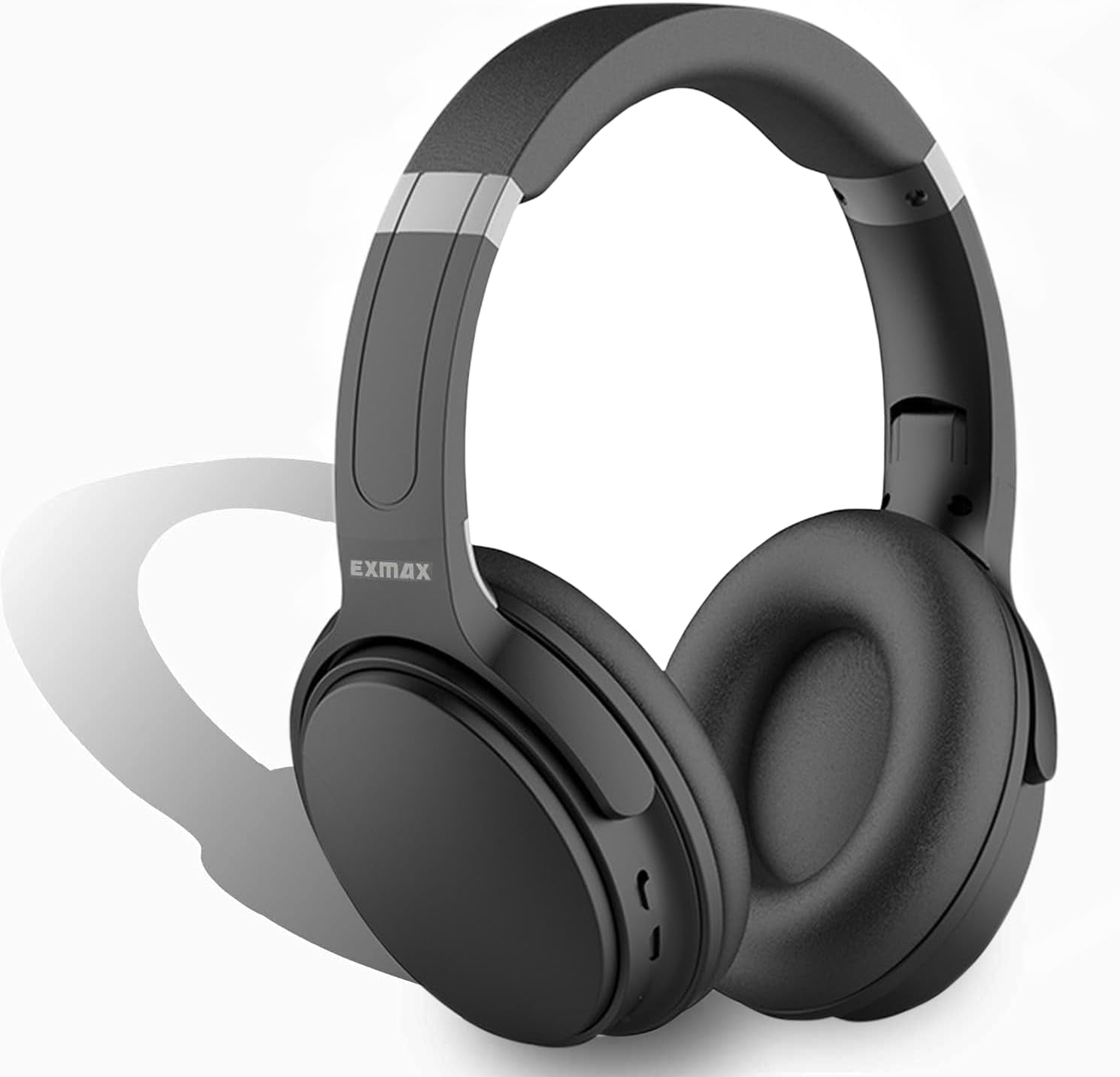 EXMAX H5 Bluetooth Headphones Over Ear ANC Hi-Fi Stereo Wireless/Wired ...