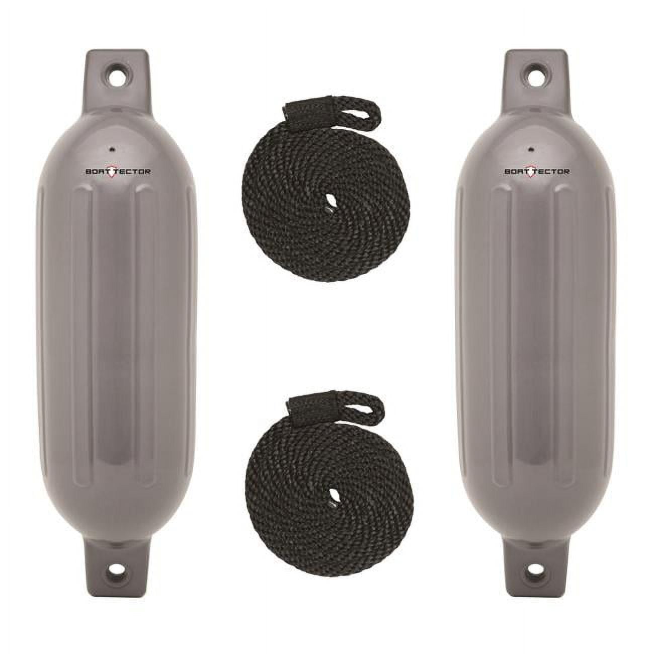 EXMFVPGRAY Boat Tector Fender Value Pack - Gray - Walmart.com