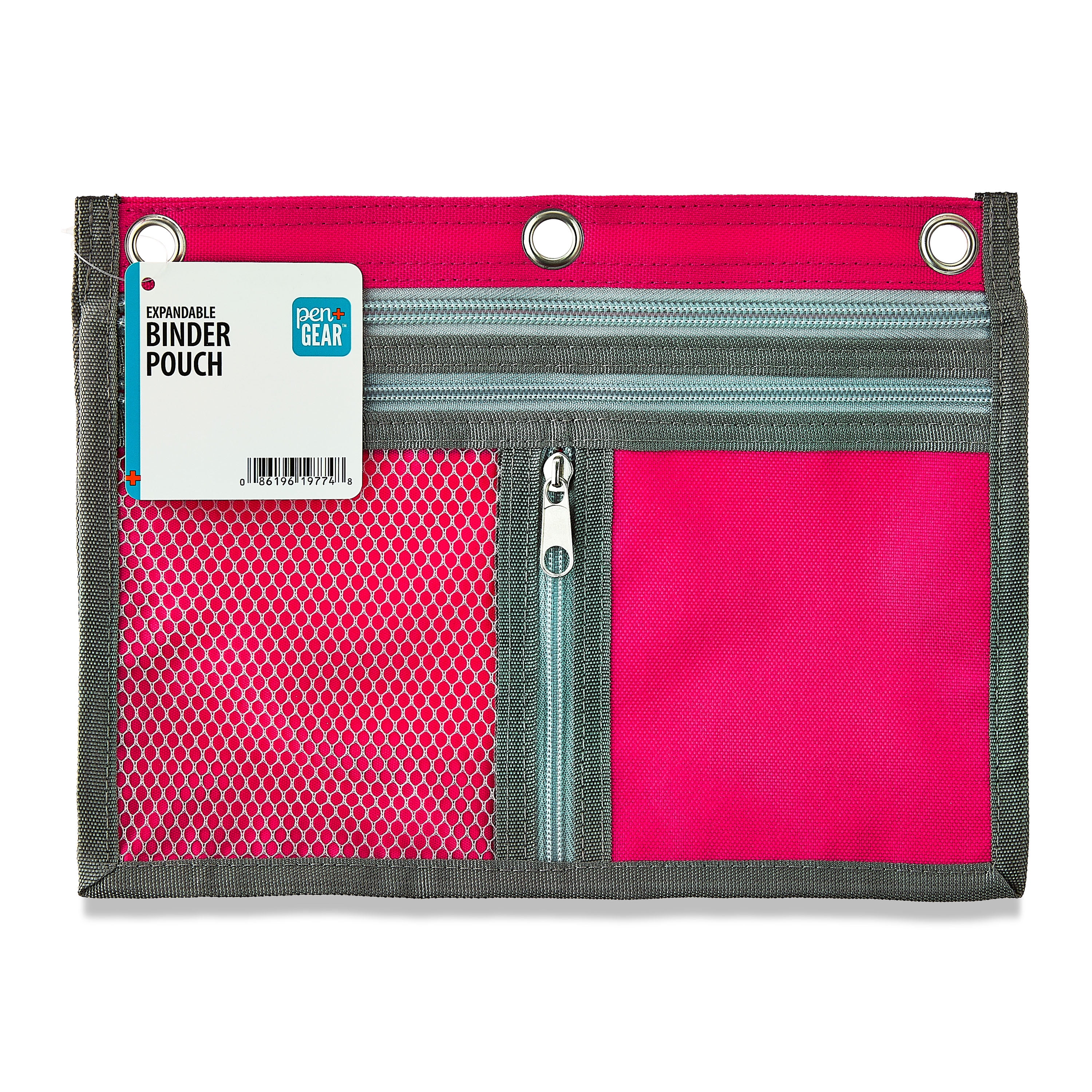 Pen + Gear Pink Expandable Binder Pouch - Walmart.com