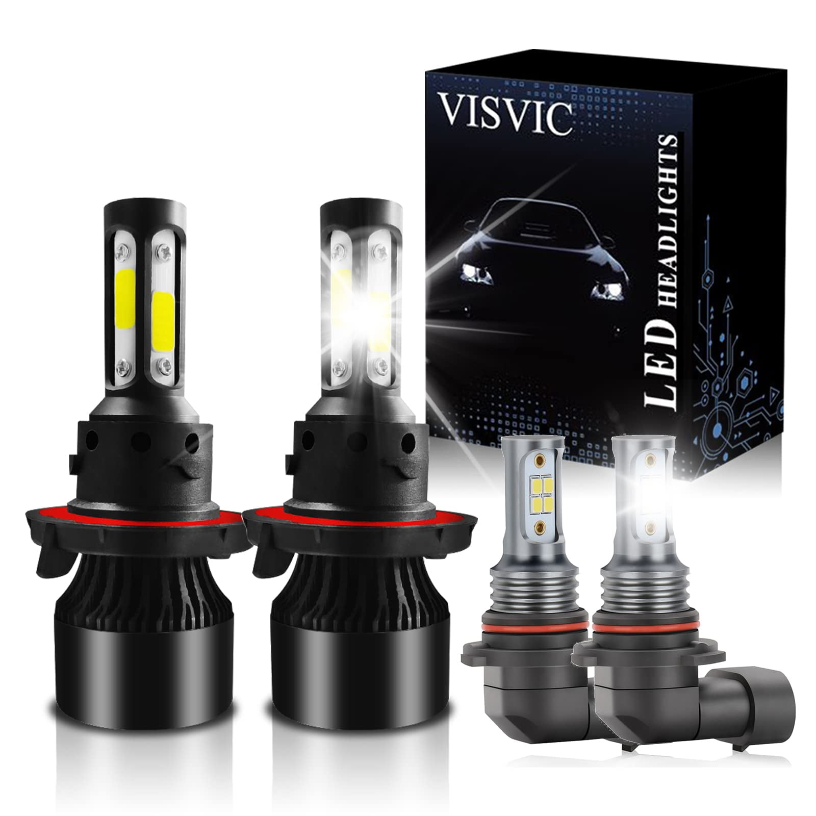 For EXPEDITION (2007-2014) LED Headlight Bulbs Combo, H13 All in One ...