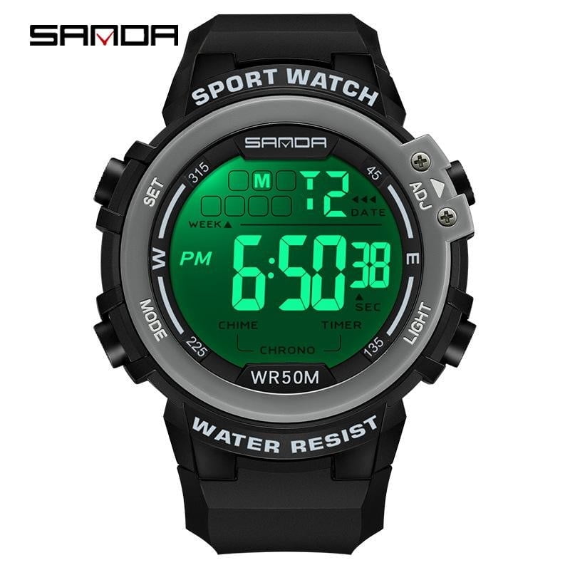 Explojoy Rugged Digital Watch for Men – Chronograph, 50M Waterproof ...