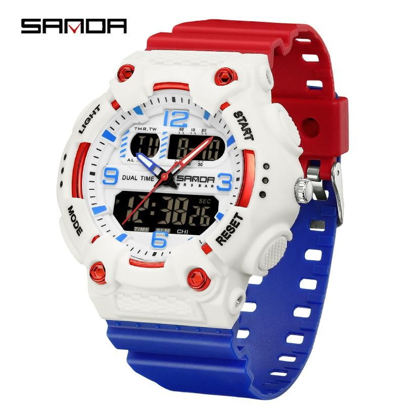 EXPLOJOY Teen Digital Sport Watch – Waterproof, Dual Display, Alarm ...