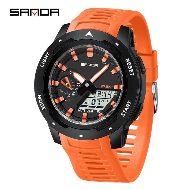Explojoy Teen Sport Digital Watch – Waterproof Dual Display Wristwatch ...