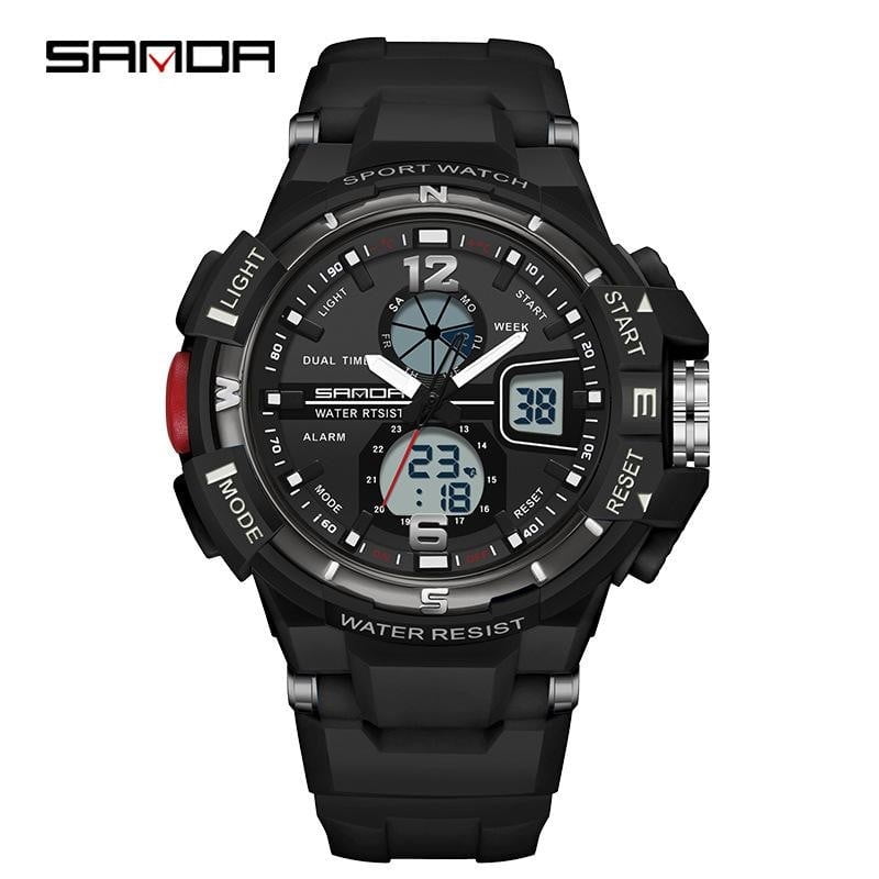 EXPLOJOY Waterproof Sport Watch – Dual Display for Men and Women ...