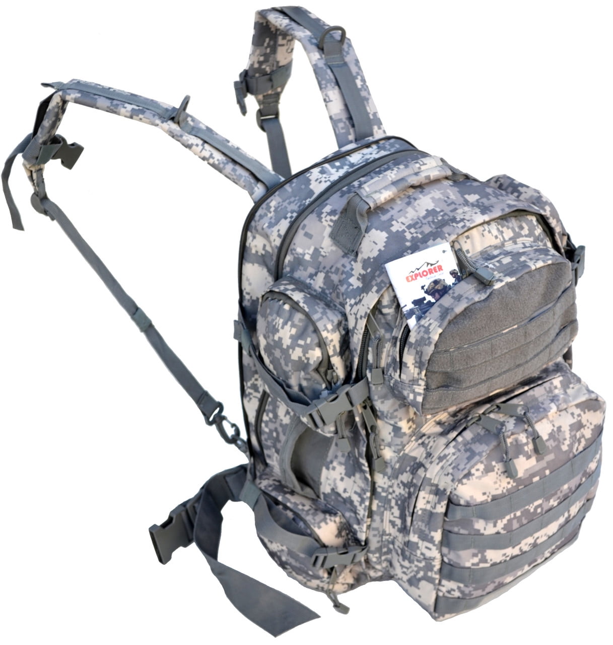 EXPLORER ACU Tactical 3 Day Military Tactical Combat Pack Molle Bug Out ...