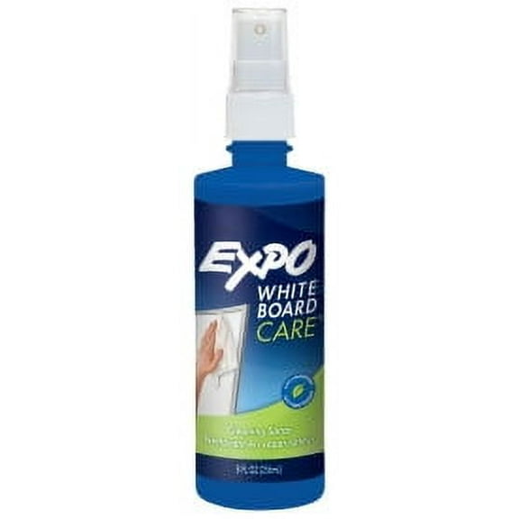 EXPO Whiteboard Cleaner, 8 oz Liquid Spray Bottle, Stubborn Mark and ...