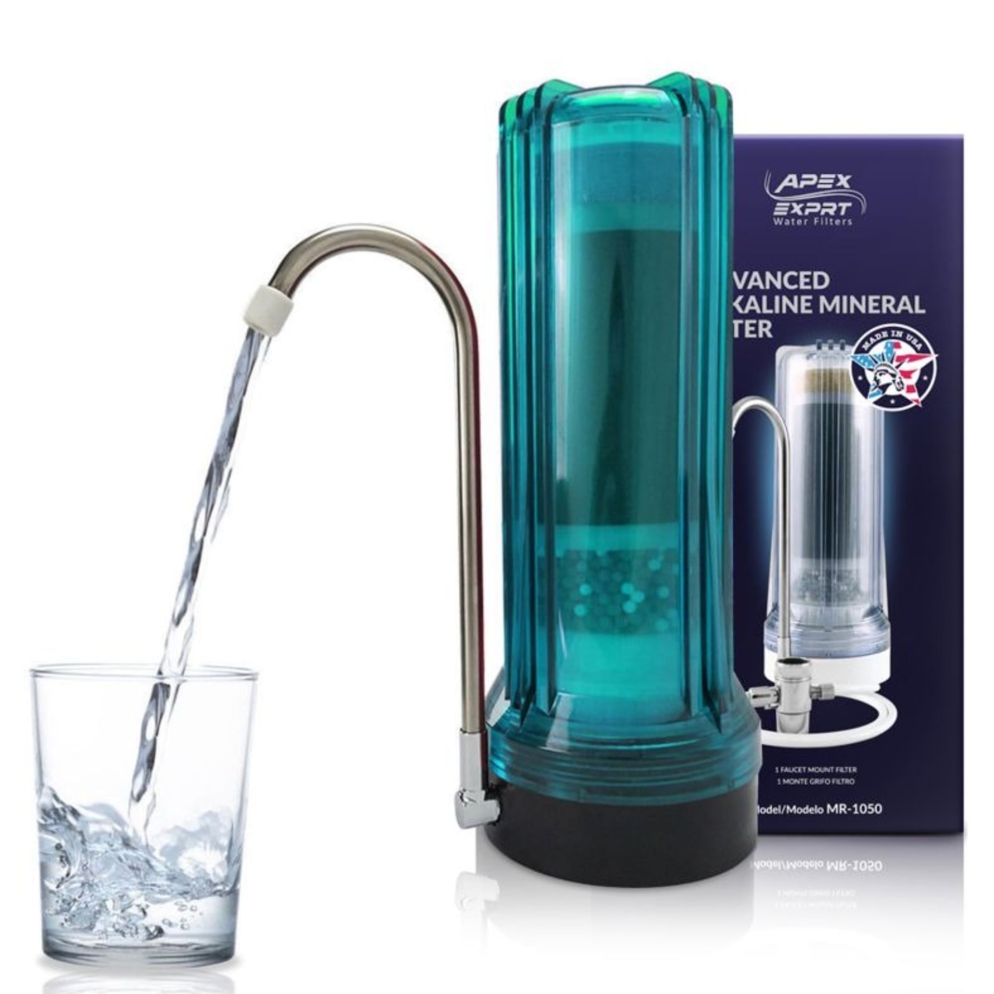 EXPRT MR-1050 Water Filter, 5 Stage Mineral pH, Reduces Heavy Metals ...