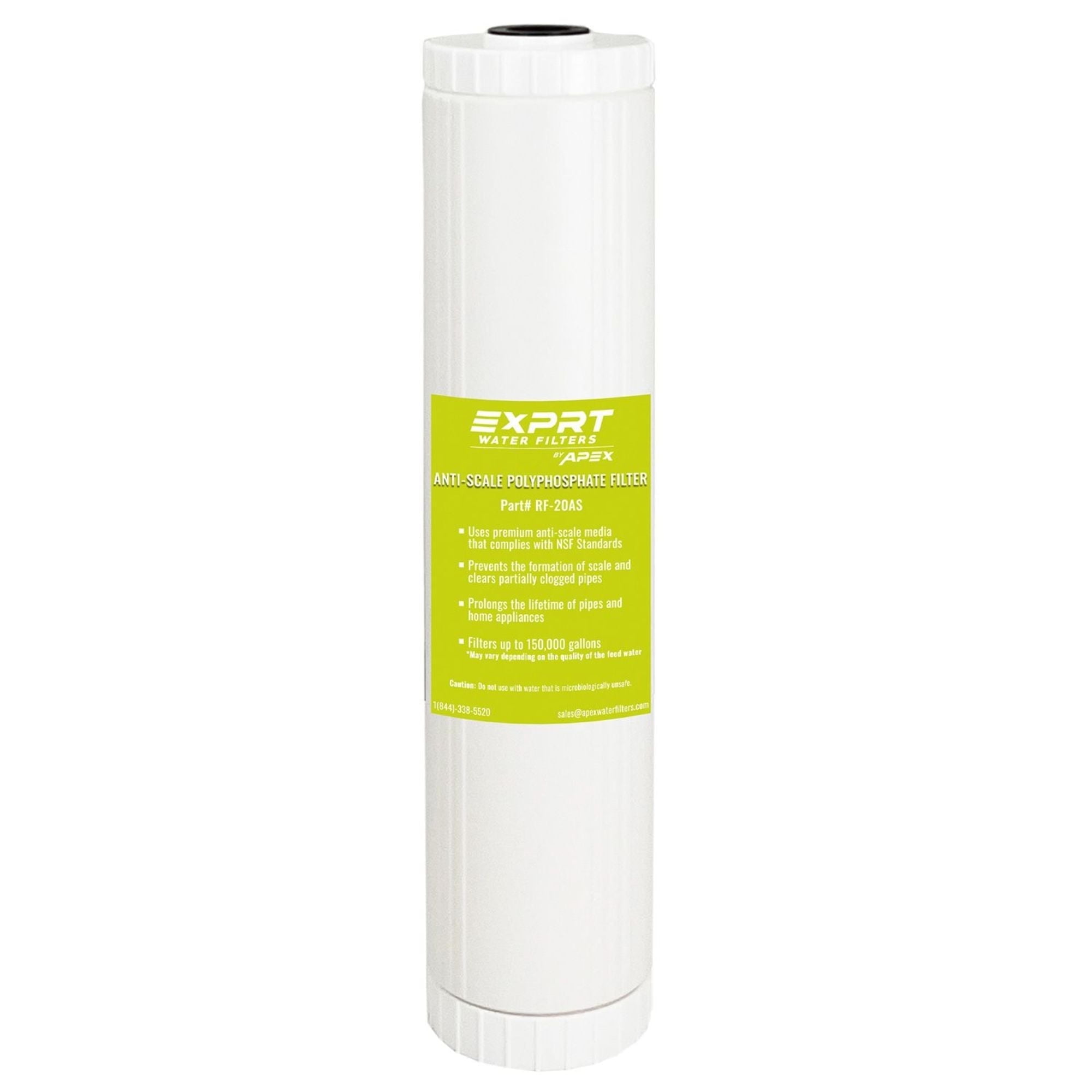 EXPRT RF-20AS Whole House Water Filter Cartridge - High Capacity 20" x ...