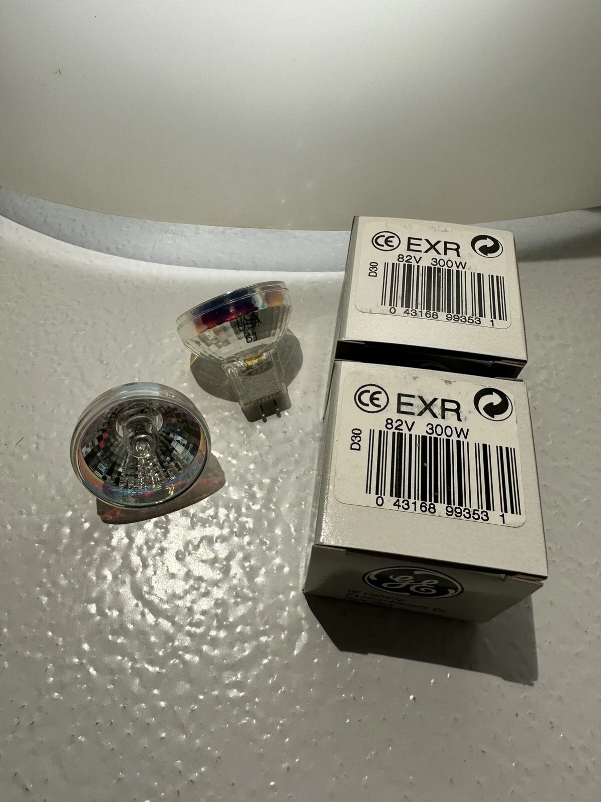 EXR 2-pack photo a/v projector lamp projection light bulb 82v 300w, G.E ...