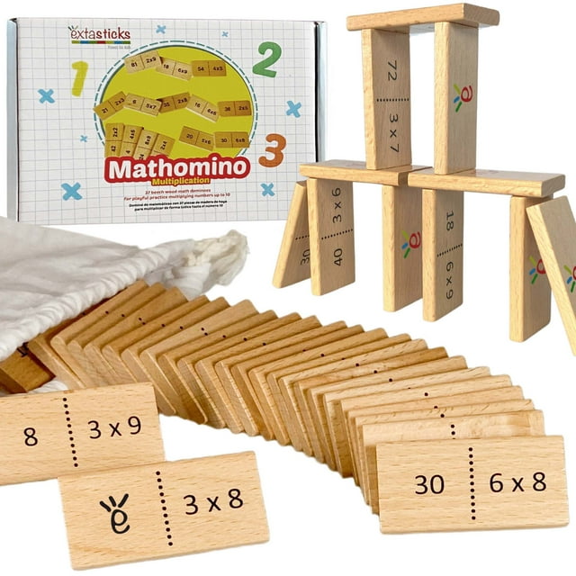 EXTASTICKS Multiplication Math Game for Kids from 1st Grade+ | Learn ...