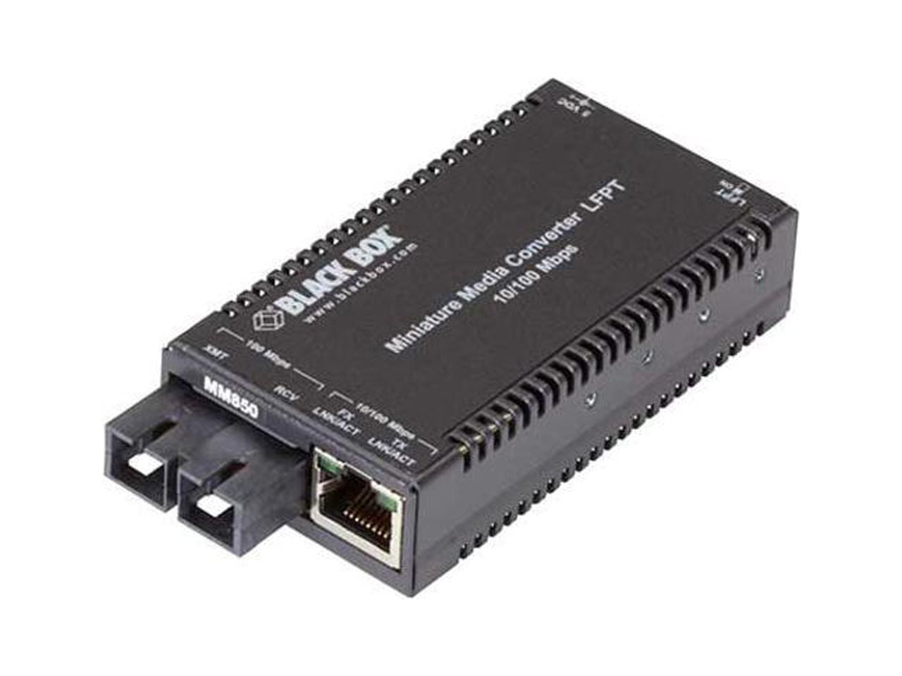 Black Box MultiPower Miniature Transceiver/Media Converter (LHC041AR4 ...