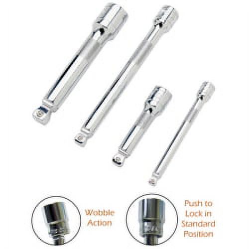 EXTENSION SET, WOBBLE, 4 PIECE, 1/4 DRIVE 4 INCH, - Walmart.com