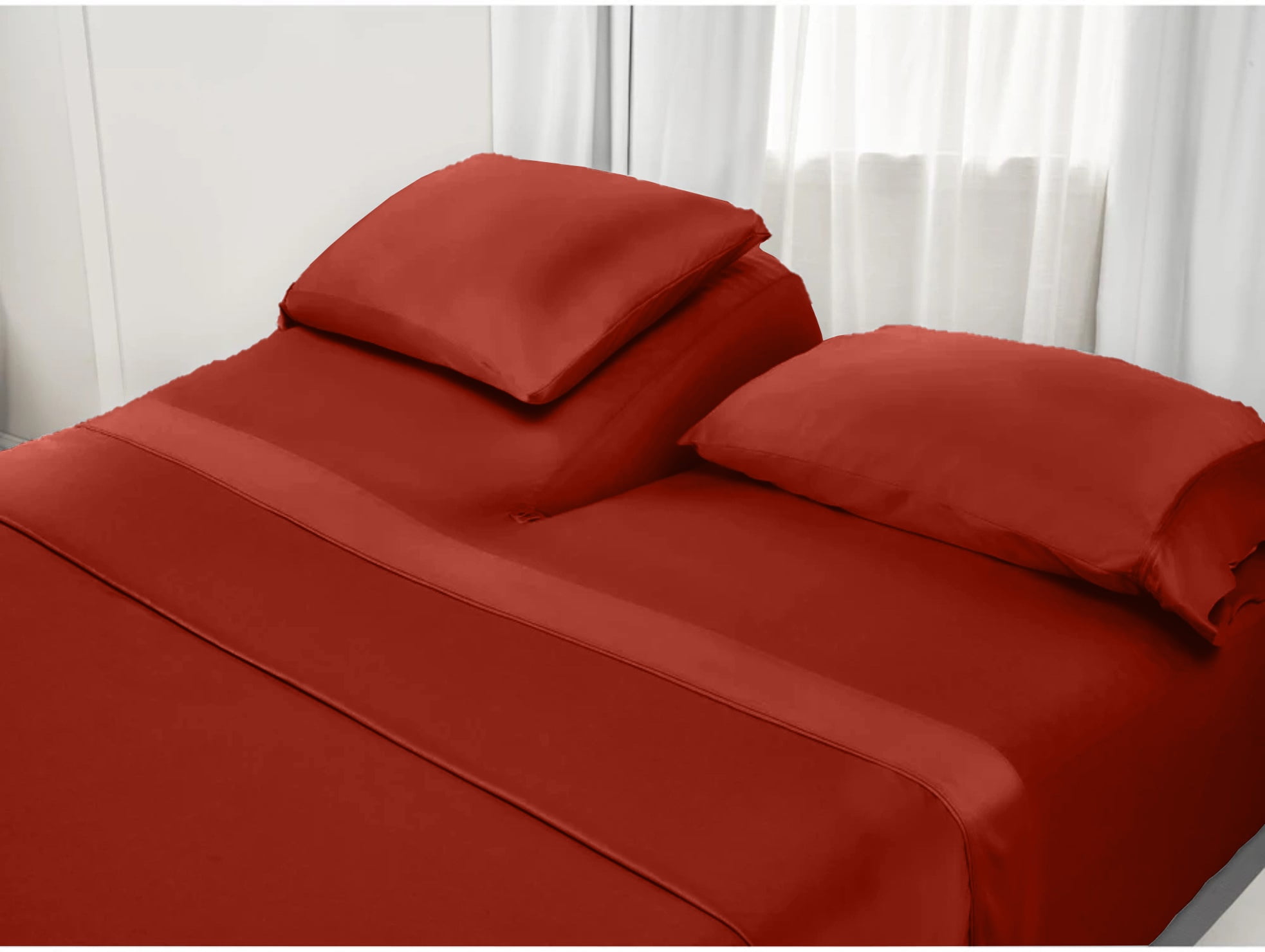 EXTRA 18" DEEP POCKET OF FITTED SHEET, 1000 Thread Count, 100% Egyptian ...