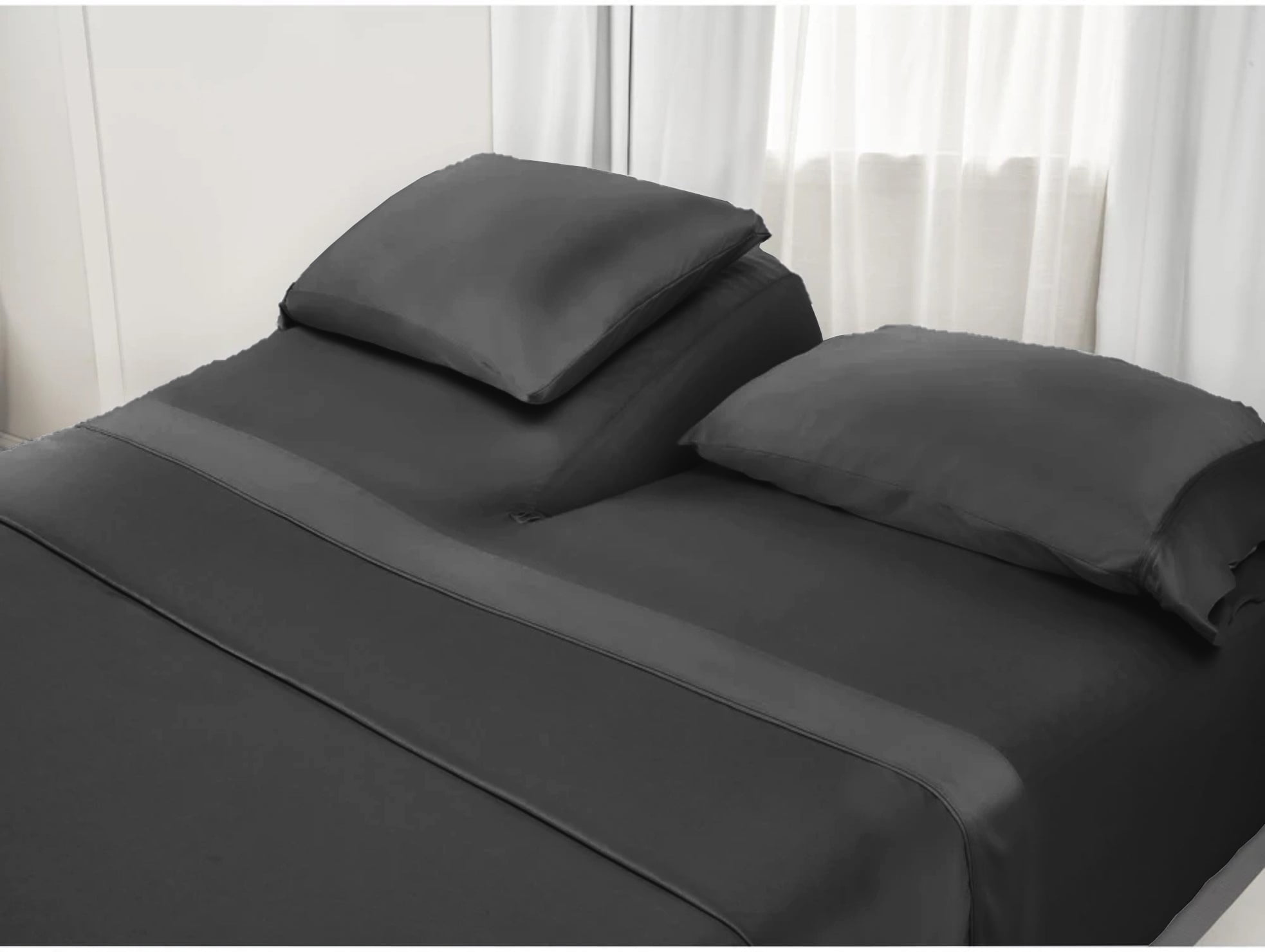 EXTRA 18" DEEP POCKET OF FITTED SHEET, 1000 Thread Count, 100% Egyptian ...