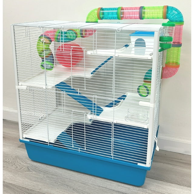 EXTRA LARGE Deluxe 5-Story Hideout for Hamster, Mouse, Gerbil with ...