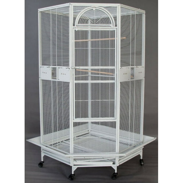 Deluxe Corner Flight Bird Cage - Suitable for Lovebirds, Parakeets ...