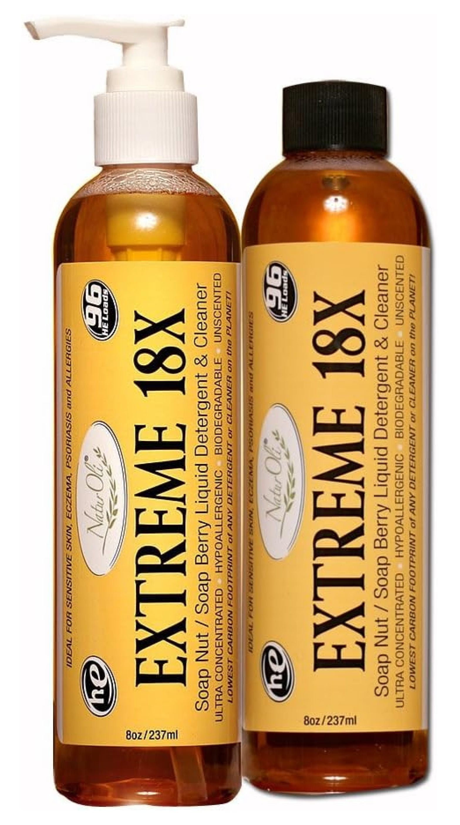 EXTREME - (2 Pack) 18X Soap Berry Liquid Laundry Soap - All Natural And ...