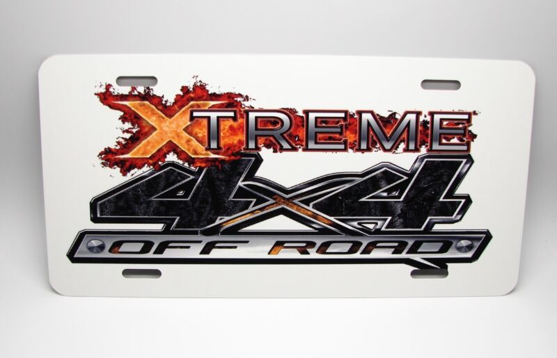 EXTREME 4x4 OFF ROAD METAL CAR TRUCK SUV NOVELTY LICENSE PLATE ...