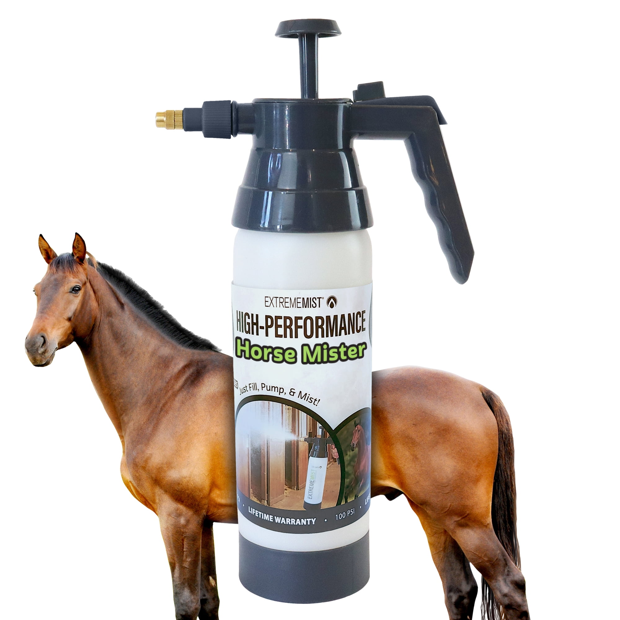 EXTREMEMIST High-Pressure Equine Mister - Handheld Pump Sprayer ...