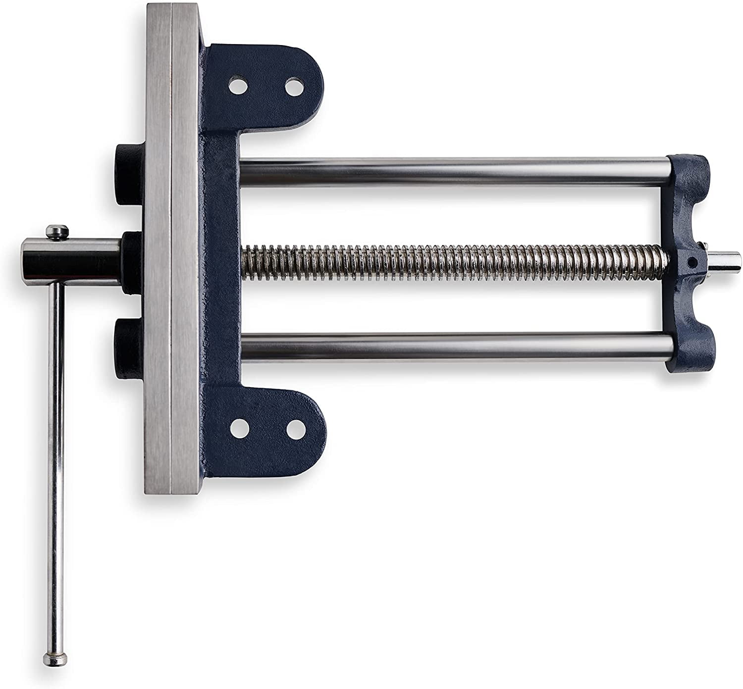 EXXO 9 Inch Bench Vise - Clamp On Vise Heavy Duty Universal Cast Iron 2 ...