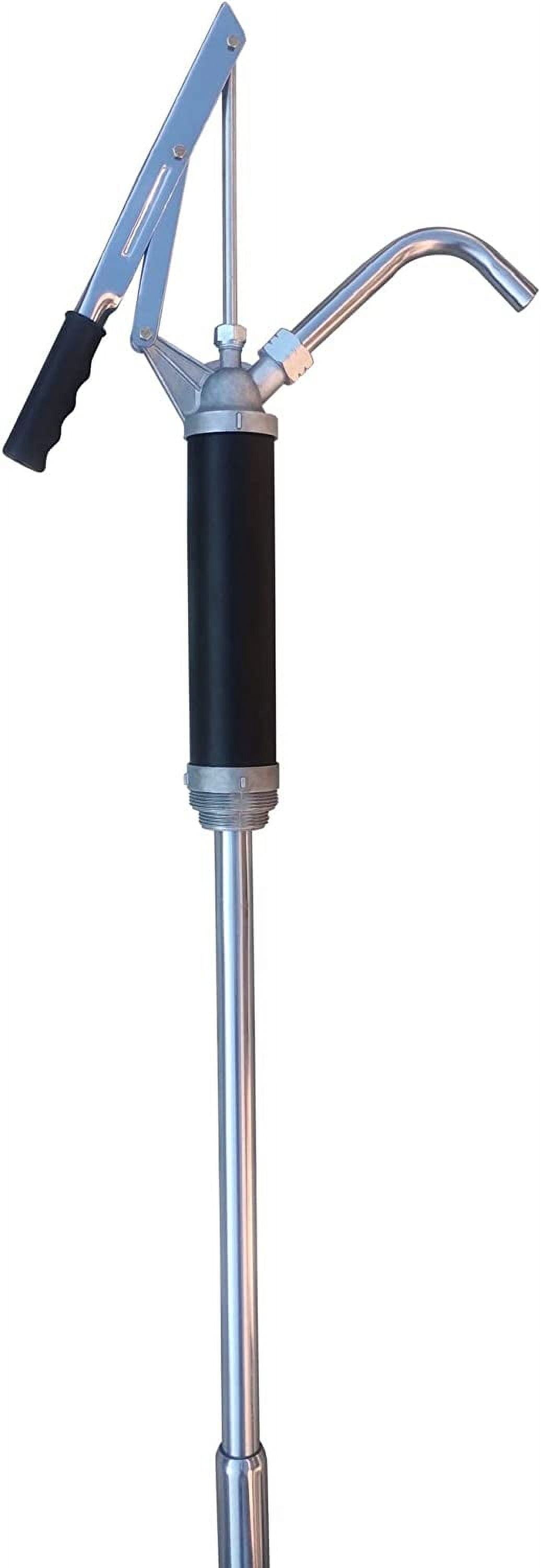 EXXO TOOLS Lever Barrel Pump - 15-55 Gallon Drum Pump Heavy Duty Steel ...