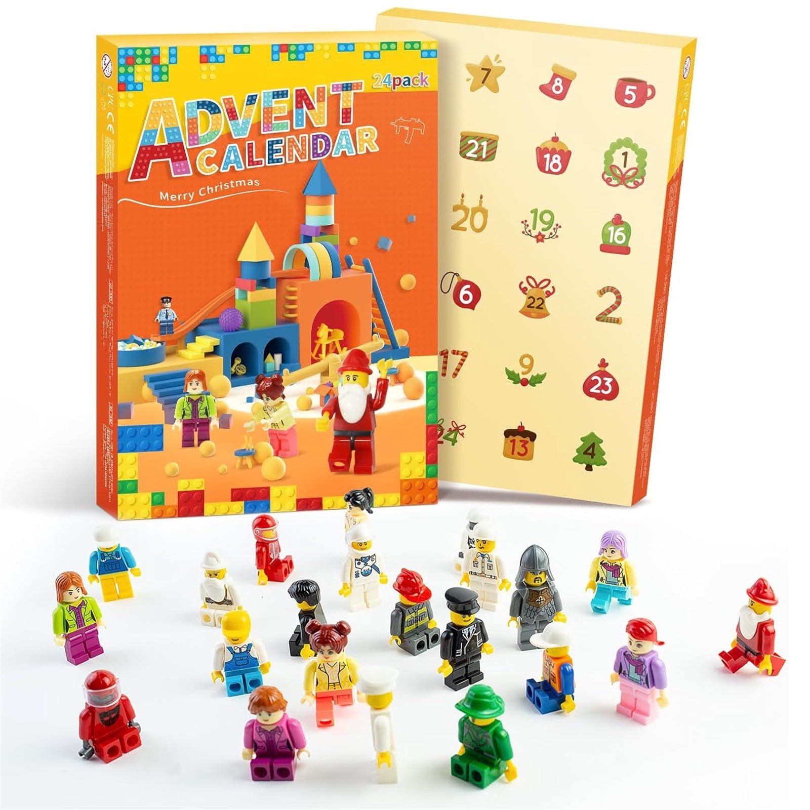 EXlal 24 PC Christmas Advent Calendar Contains 24 Gifts, Cute Mini ...