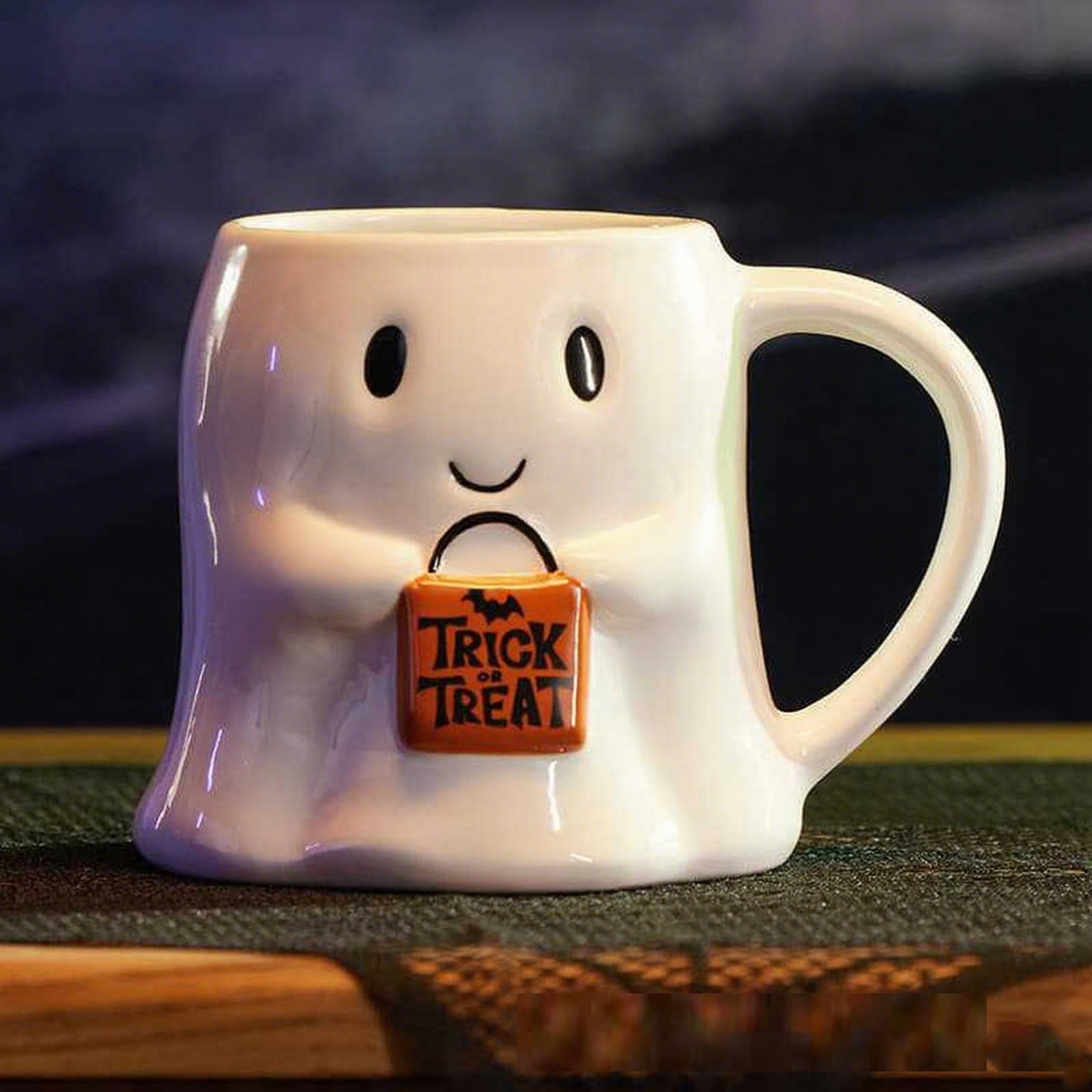 EXlal Halloween Ghost Coffee Mug 4.12 Inches, Cute Ceramic Ghost ...
