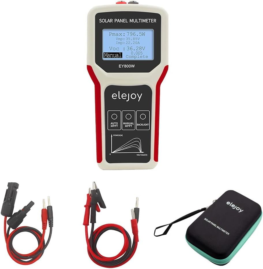 EY800W Photovoltaic Panel Multimeter Solar Panel MPPT Tester Smart MPPT ...
