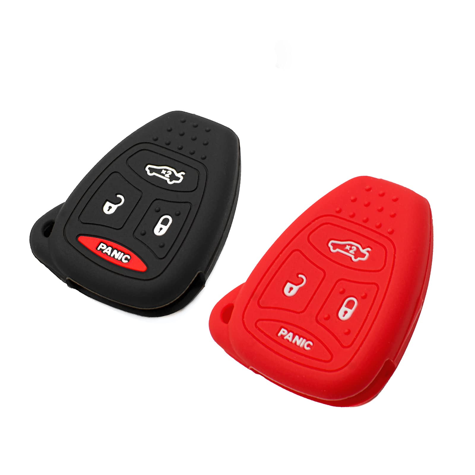 EYANBIS Silicone Key Fob Cover Fit for Chrysler 200 300 PT Cruiser ...