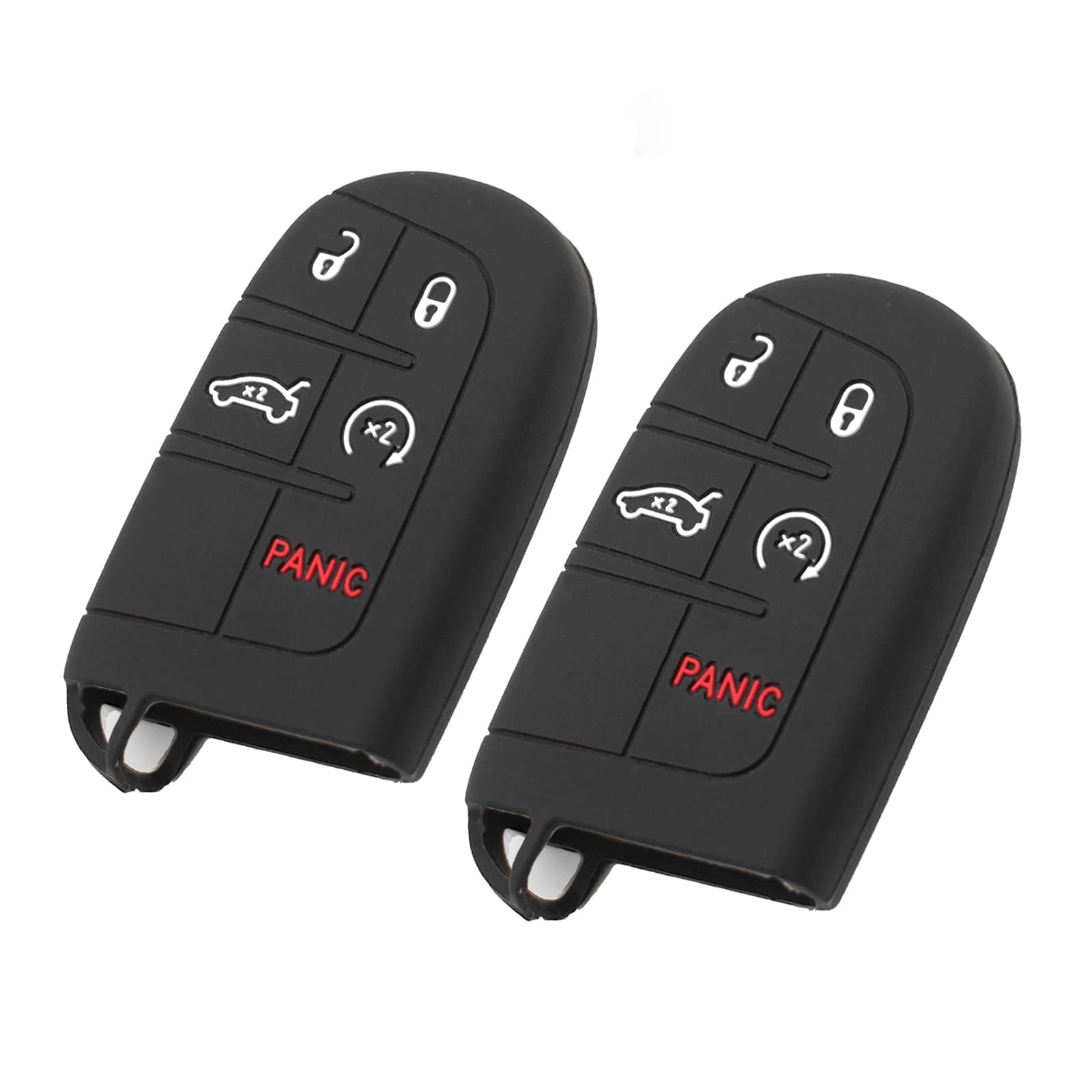 EYANBIS Silicone Key Fob Cover Fit for Jeep Grand Cherokee Renegade ...