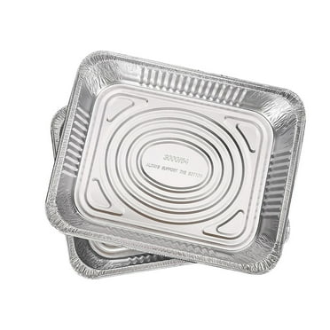 Displastible Disposable Aluminum Pans with Lids Freezer and Oven-Safe 2 ...