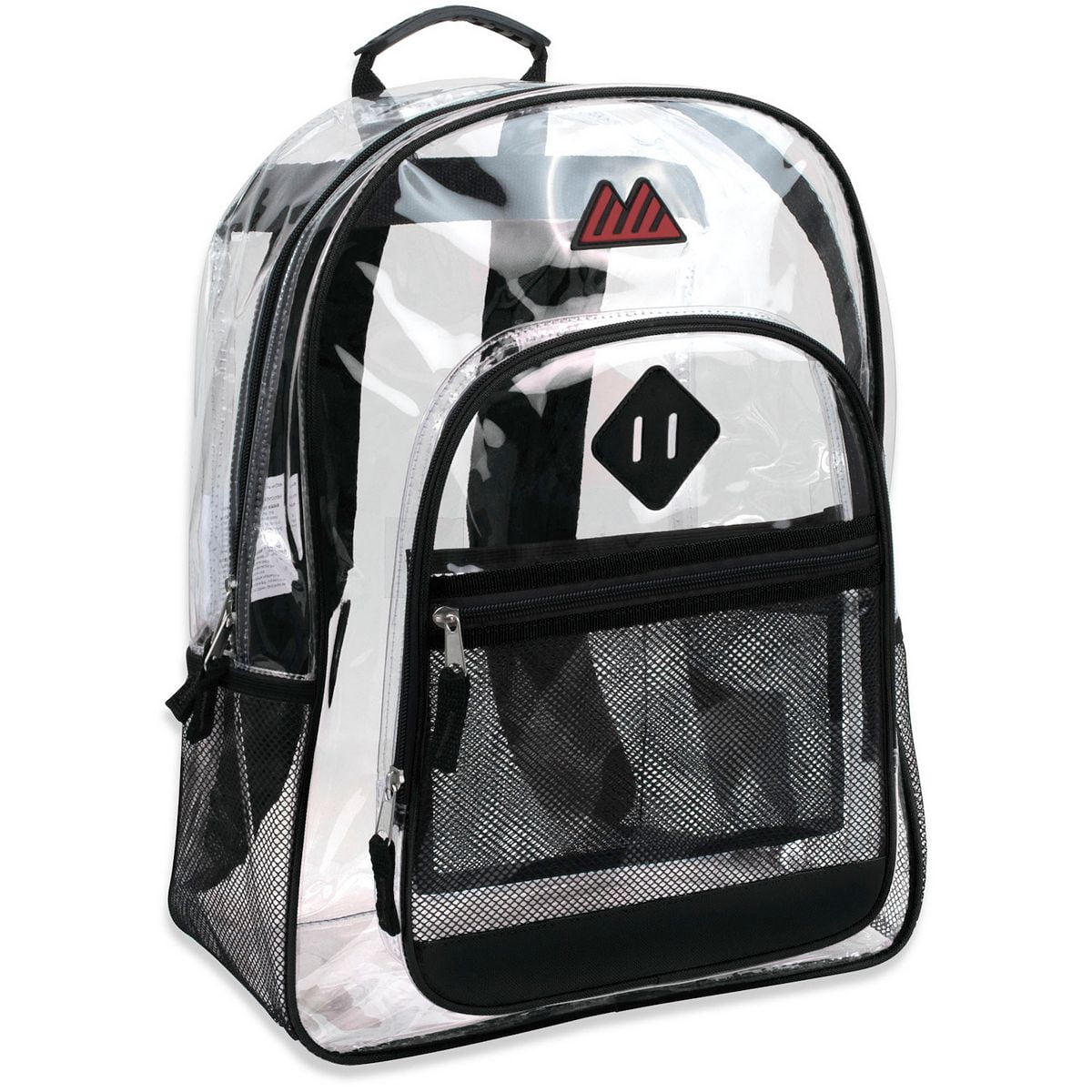 EYE4TECHS 17-inch Clear Security Backpack, Heavy Duty, Waterproof, with ...