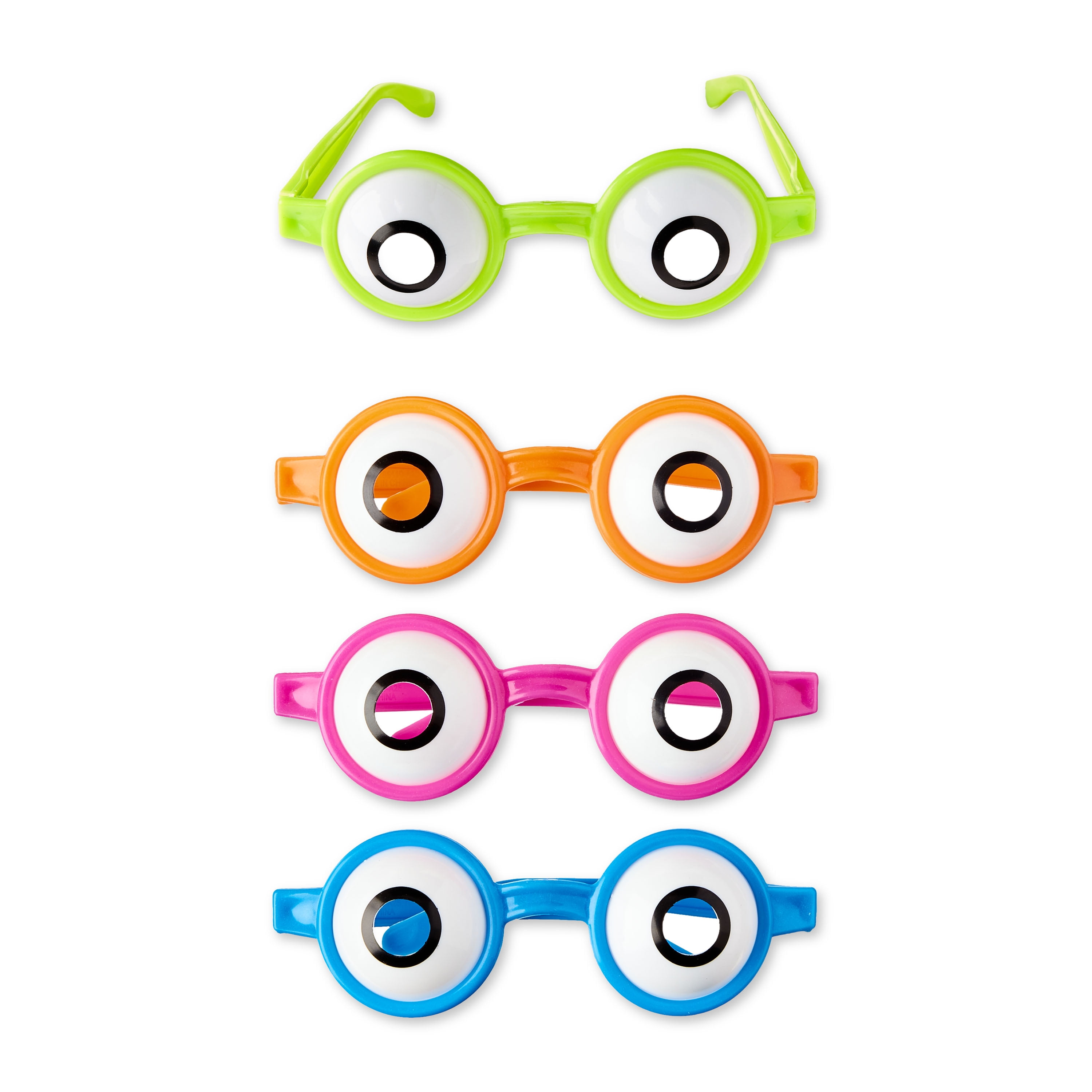 Way To Celebrate Multicolor Eyeball Glasses Party Favors 8 Count for ...