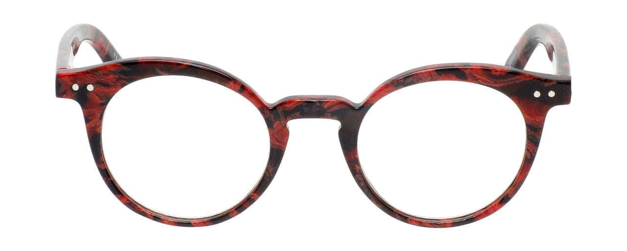 EYEBOBS-2747 REVA 01 Round Reading Glasses Red Multi +1.00 - Walmart.com