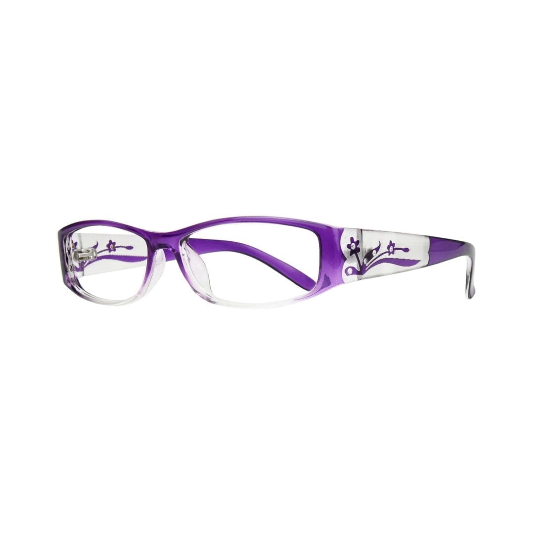 EYEBOGO Kaylee Stylish Reading Glasses for Women (Purple, +2.50 ...