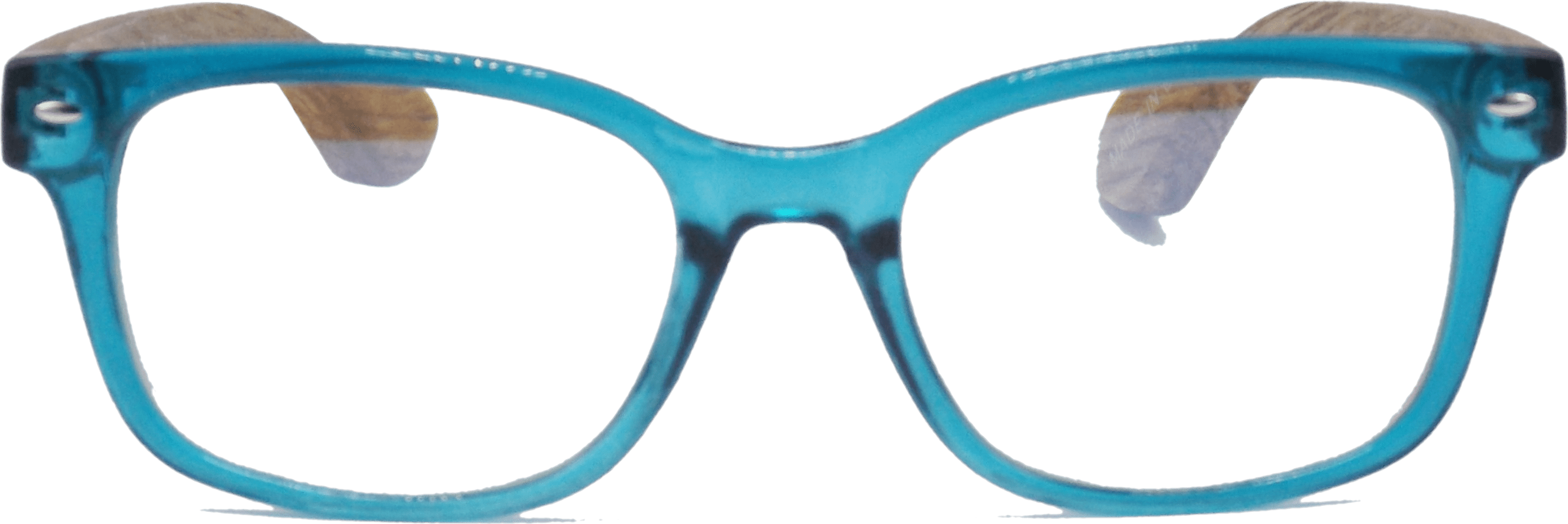 EYEGEMS Blue Light Blocking Computer +2.50 Reading Glasses Eco Friendly Sustainable DuMu Wood ...