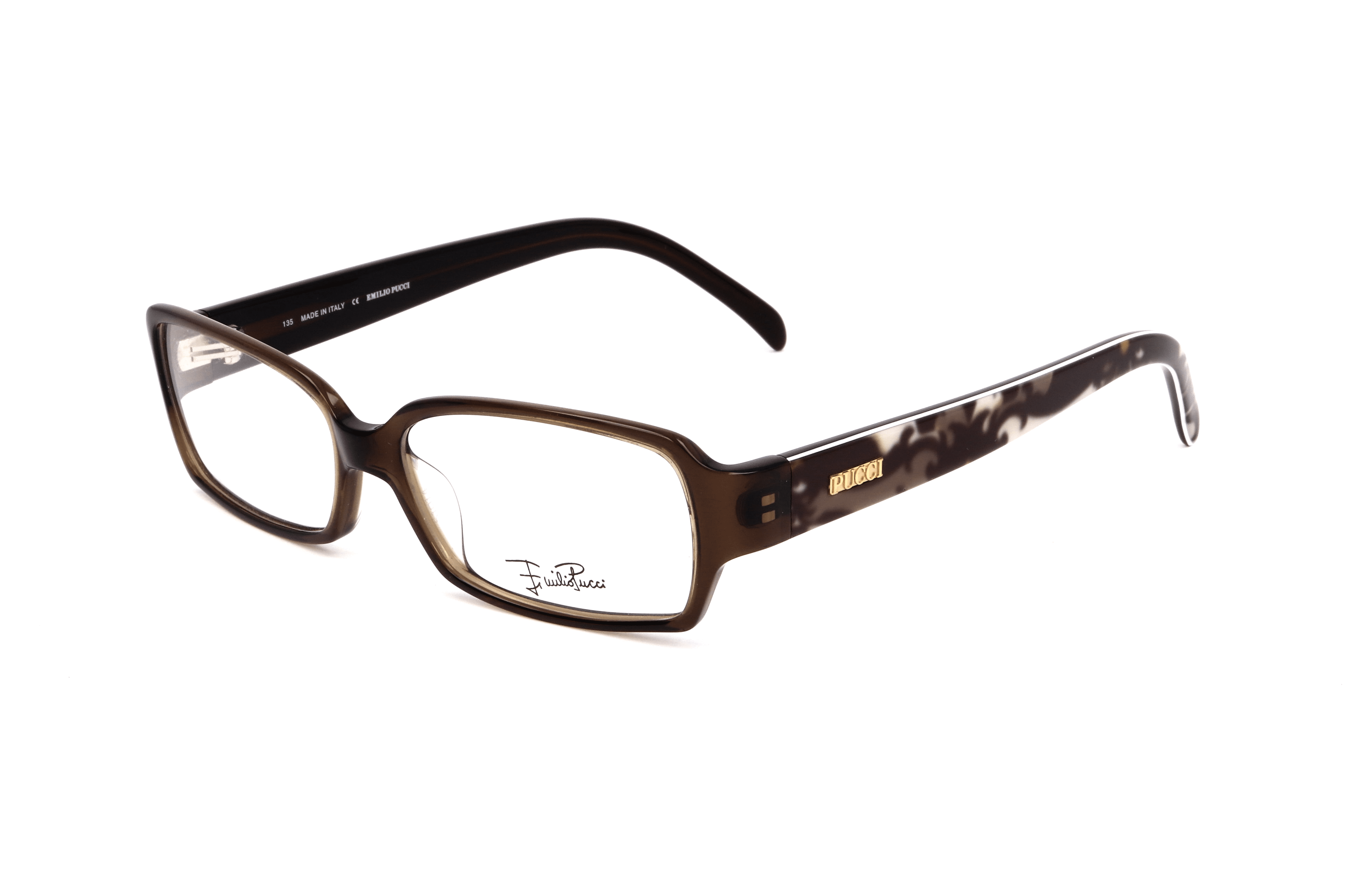 Pucci eyeglasses EP2652 WOMAN 51/14/135 207 CHESTNUT - Walmart.com