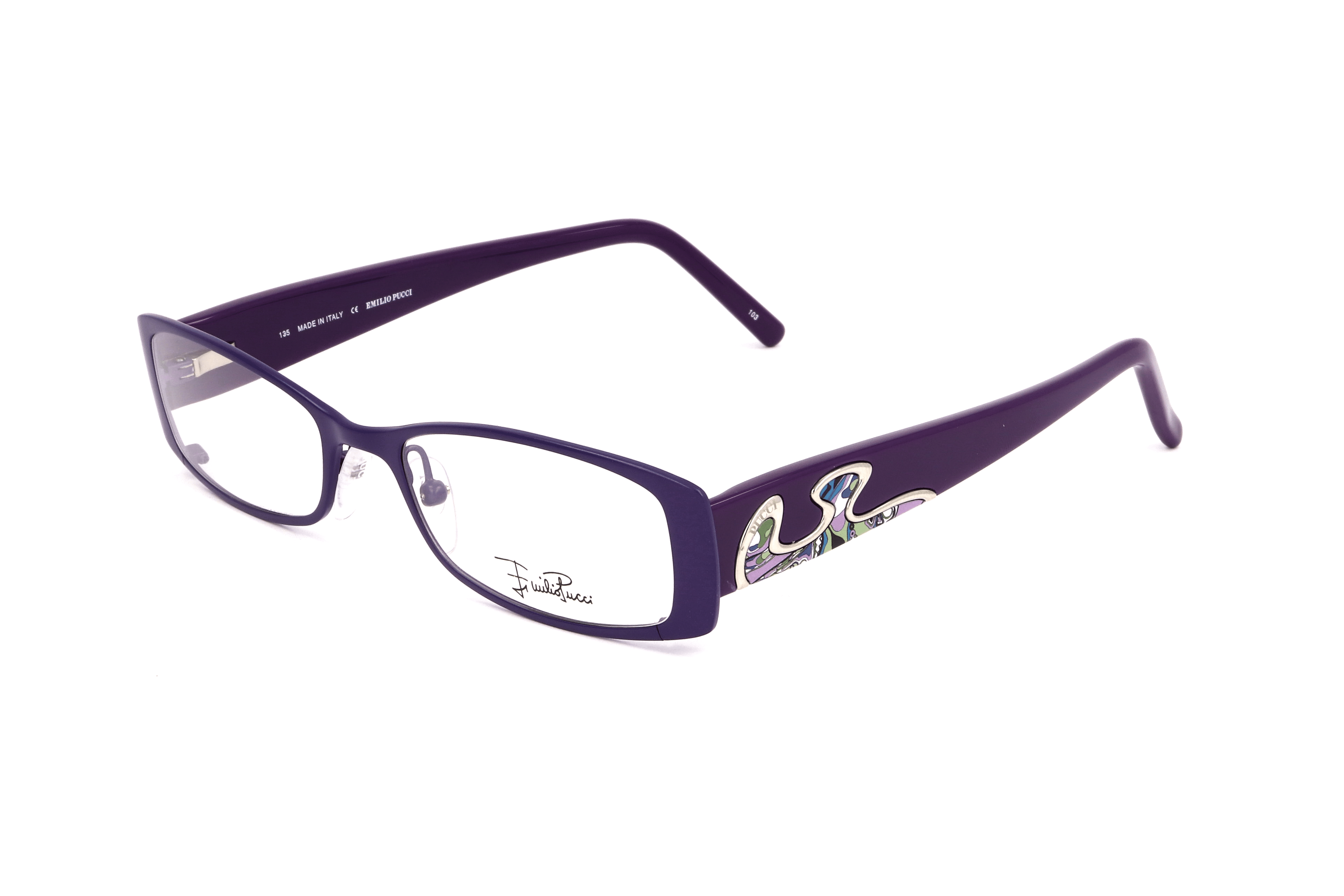 Pucci eyeglasses EP2131 WOMAN 50/17/135 516 LILAC - Walmart.com