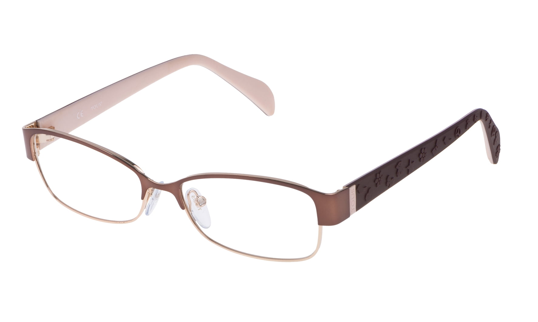 EYEGLASSES FRAME TOUS BROWN WOMEN VTO321530R26 - Walmart.com