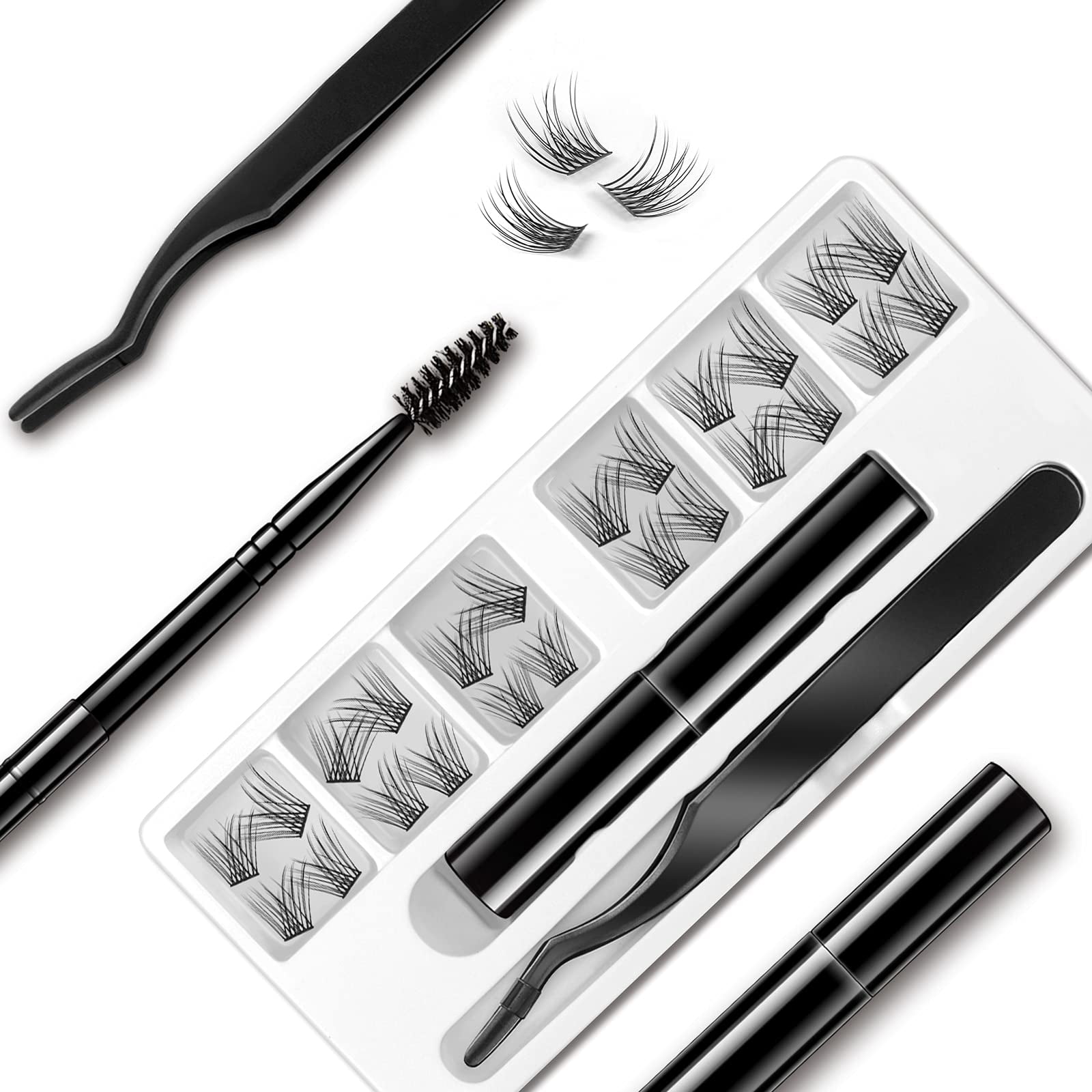 EYELASHEVOLUTION DIY Eyelash Extension, RE32 3D Effect Glue Bonded Band ...