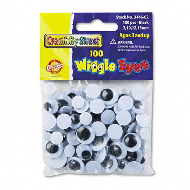 EYES-WIGGLE-100/PK-BK - Black - Walmart.com